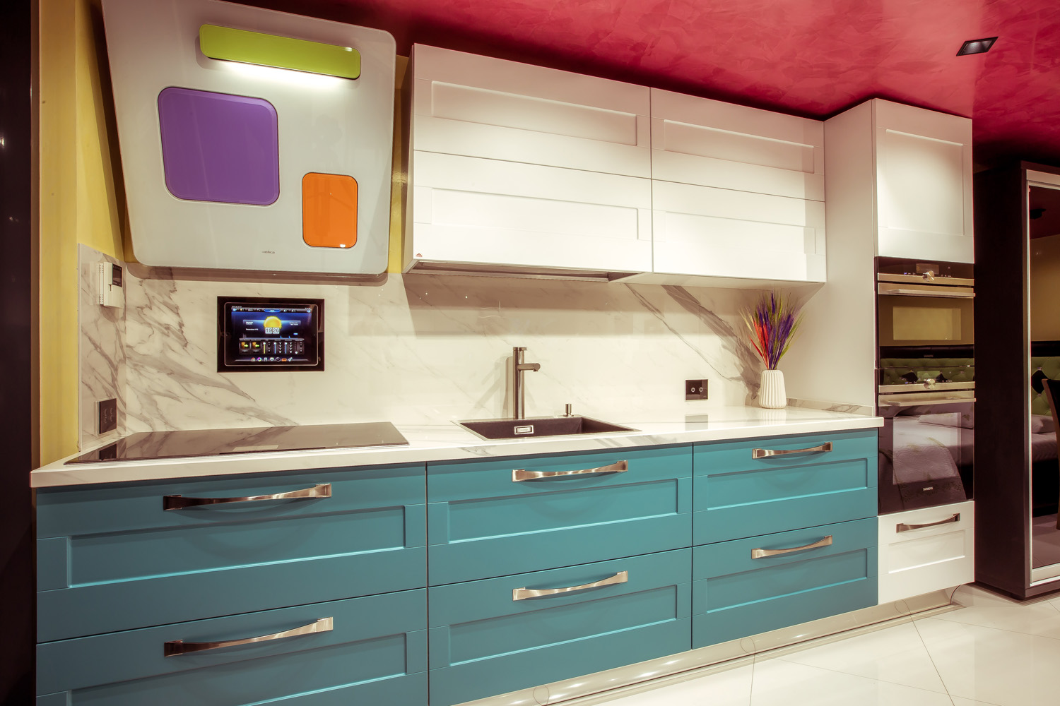 Bucatarie Turcoaz Showroom - Yulmob