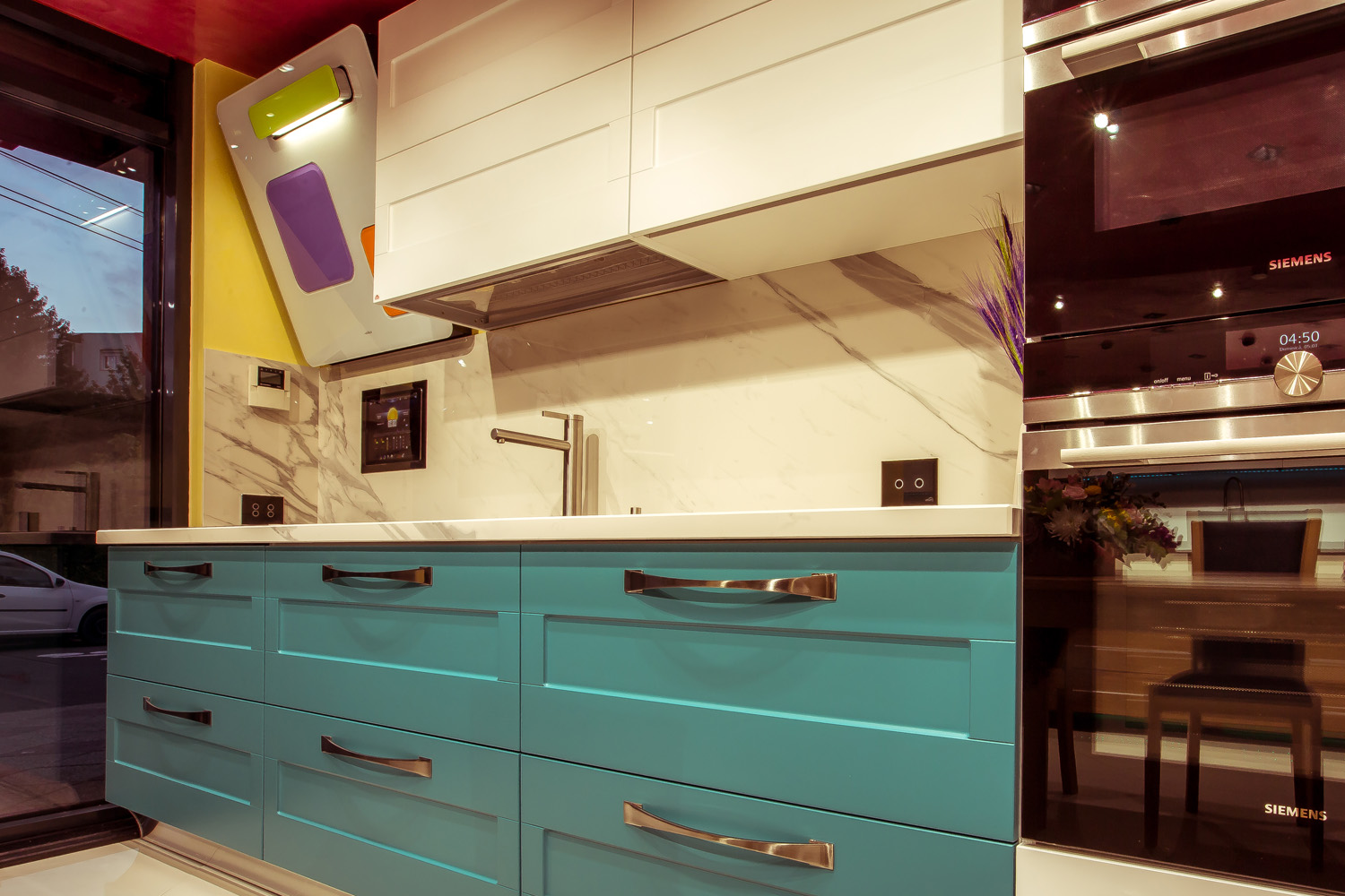 Bucatarie Turcoaz Showroom - Yulmob